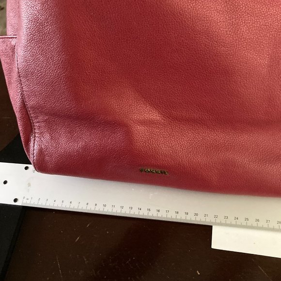 Fossil | Bags | Pretty Red Fossil Tote Bag | Poshmark